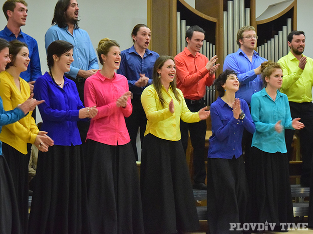 Famed French choir sang "Polegnala e Todora" in Plovdiv – Le Chœur Voyageur